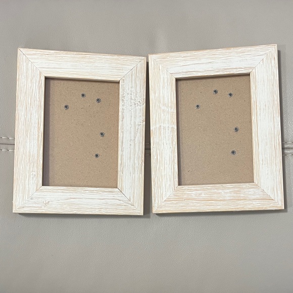 Accents | Rustic Cream Picture Frames Set Of 2 | Poshmark
